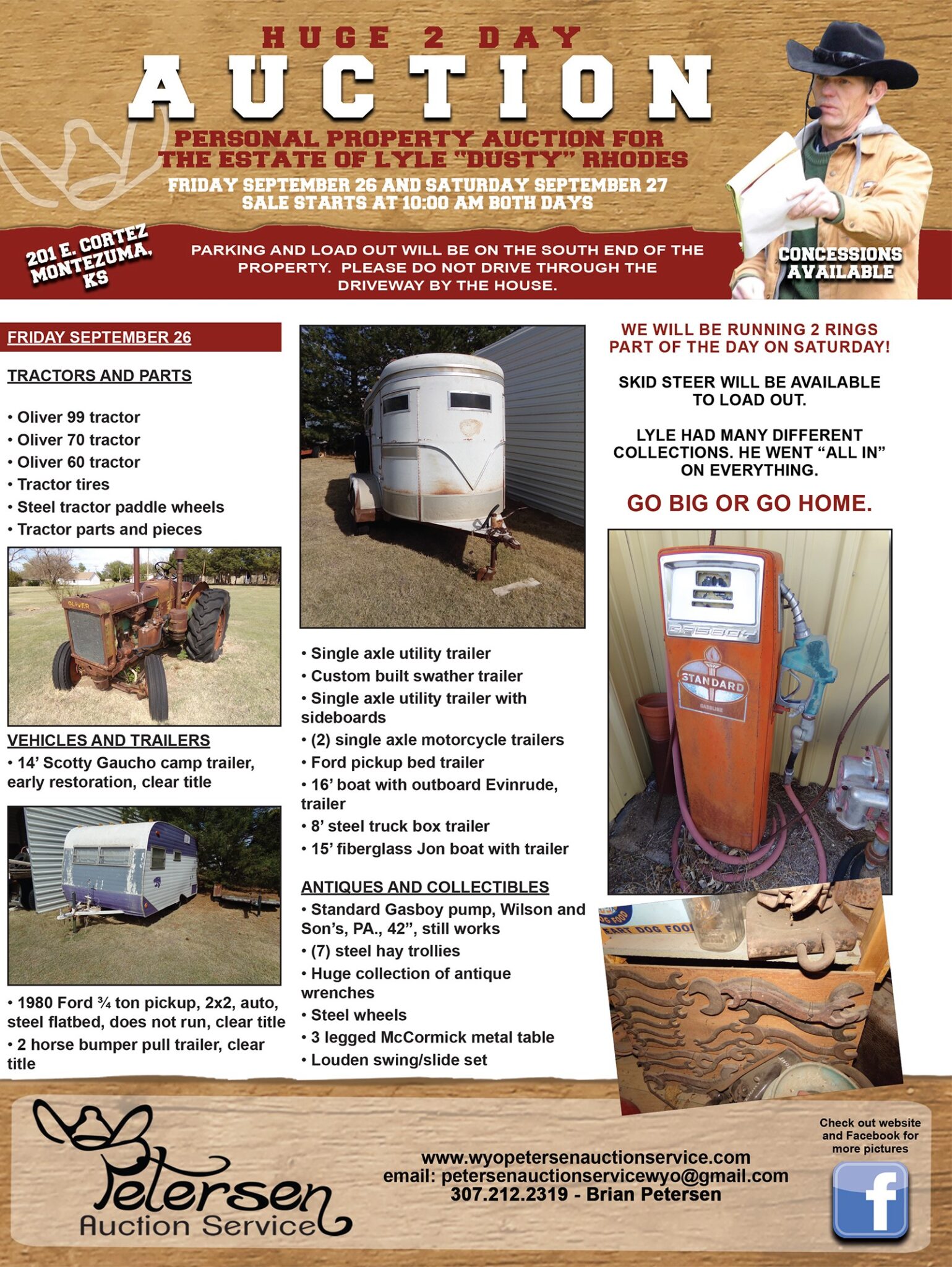 Auctioneer Laramie, WY - Petersen Auction Service